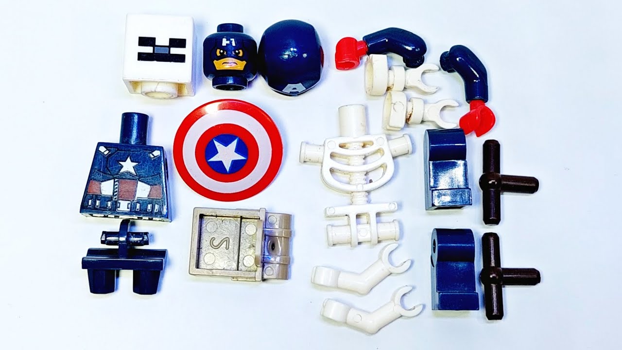 LEGO CAPTAIN AMERICA AND SKULL ROBOT INJECTION | BUILD LEGO - YouTube