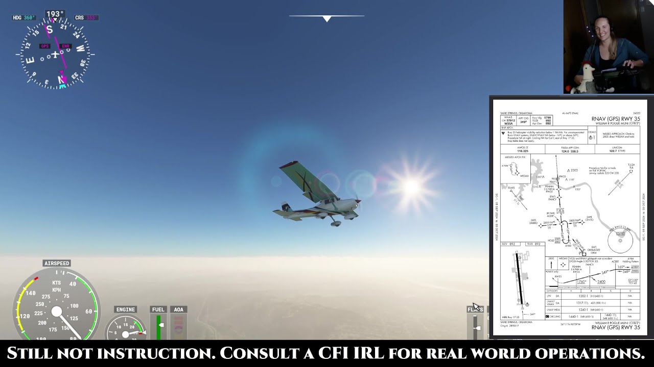 IFR Practice for CFII: Instrument Approach Flows +Figuring Out All the ...