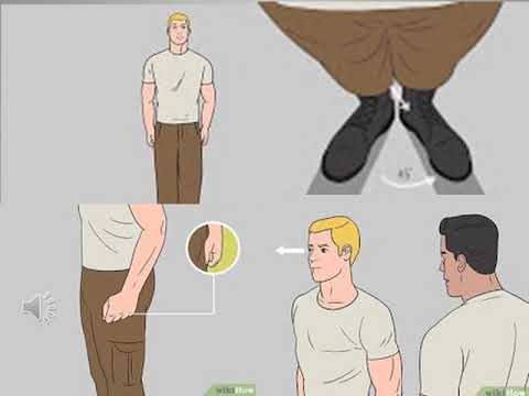 Attention Stand at Ease Drill - YouTube