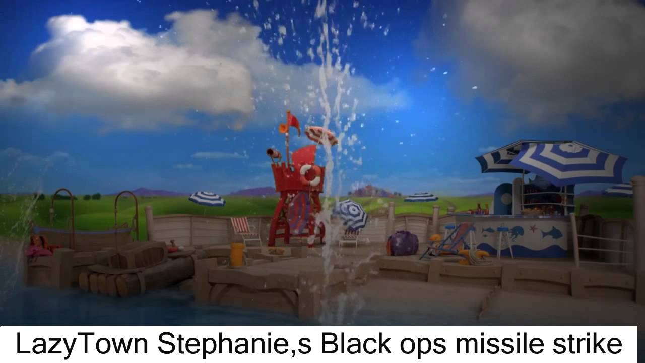 LazyTown Stephanie,s Black ops missile strike - YouTube