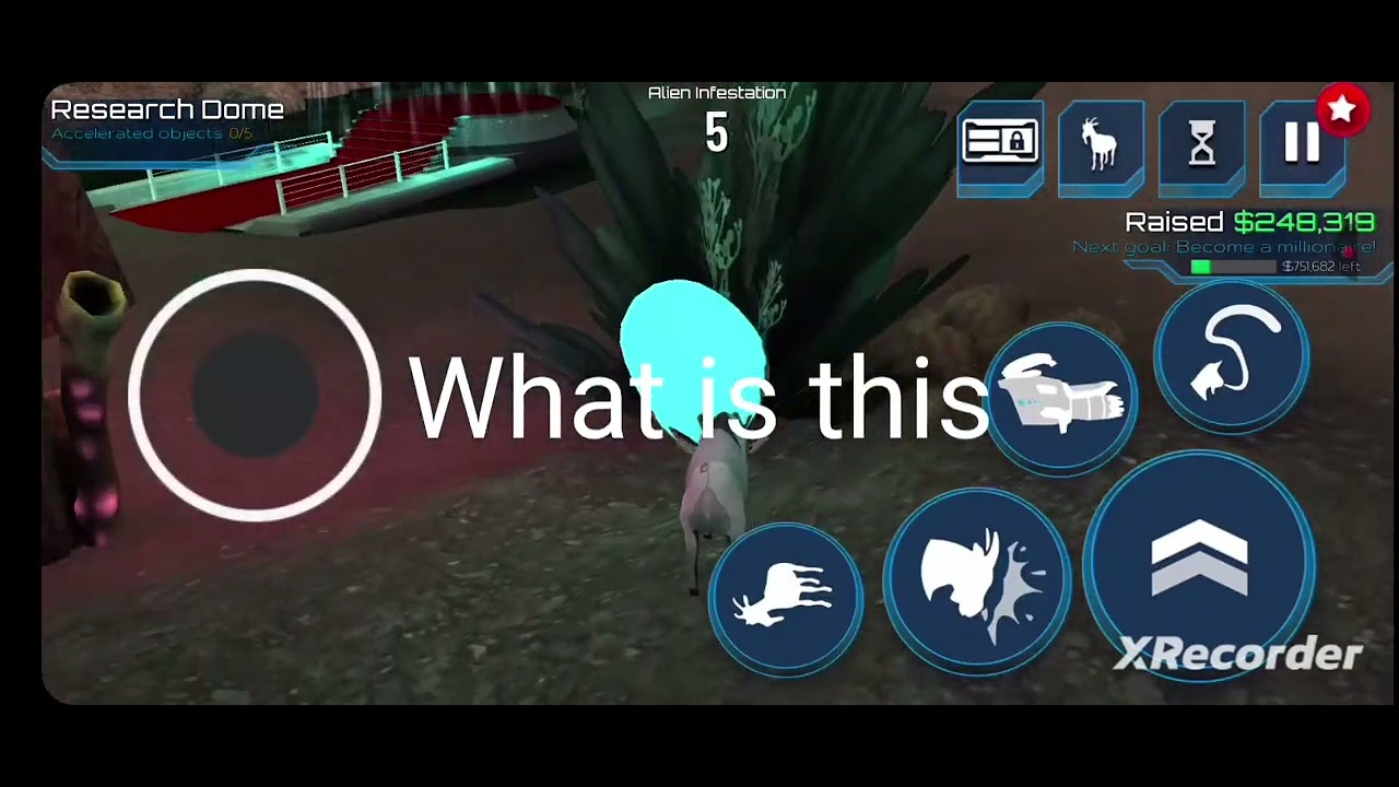 Goat sees an alien egg and goes tell everyone (goat simulator) - YouTube
