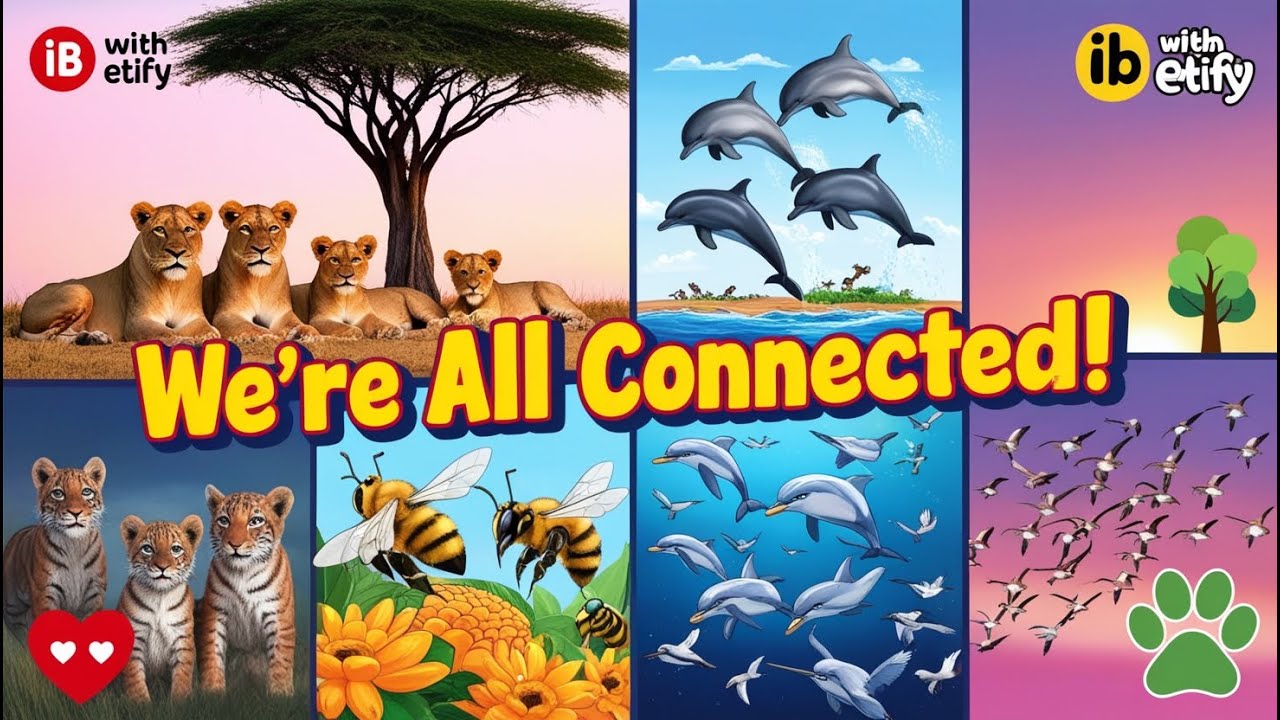 🐻🦁 ESL Song: Animal Communities Like Yours - We’re All Connected:🌍🐾#esl ...