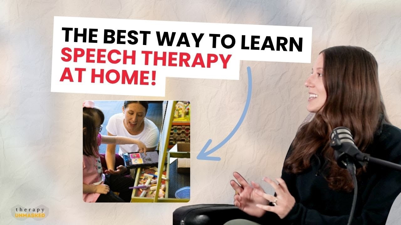 The Best Way To Do Speech Therapy At Home - YouTube