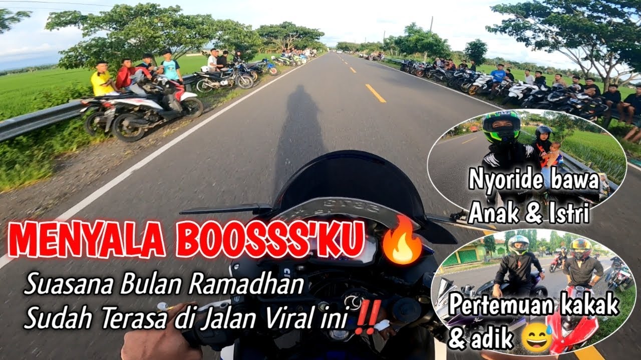 SUASANA BULAN RAMADHAN MULAI TERASA‼️JALAN INI PENUH DENGAN RIBUAN MOTOR‼️Part 1 | Motovlog ...
