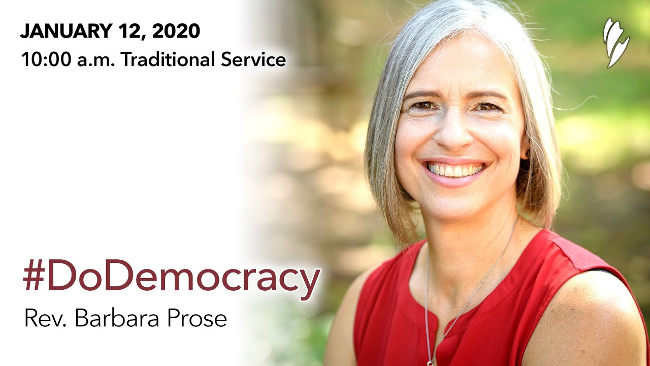 '#DoDemocracy' - A sermon by Rev. Barbara Prose - YouTube