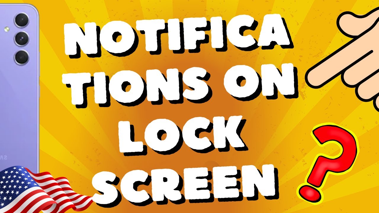 How To Show Notifications On Lock Screen Of Samsung Galaxy A54 5G, A53 ...