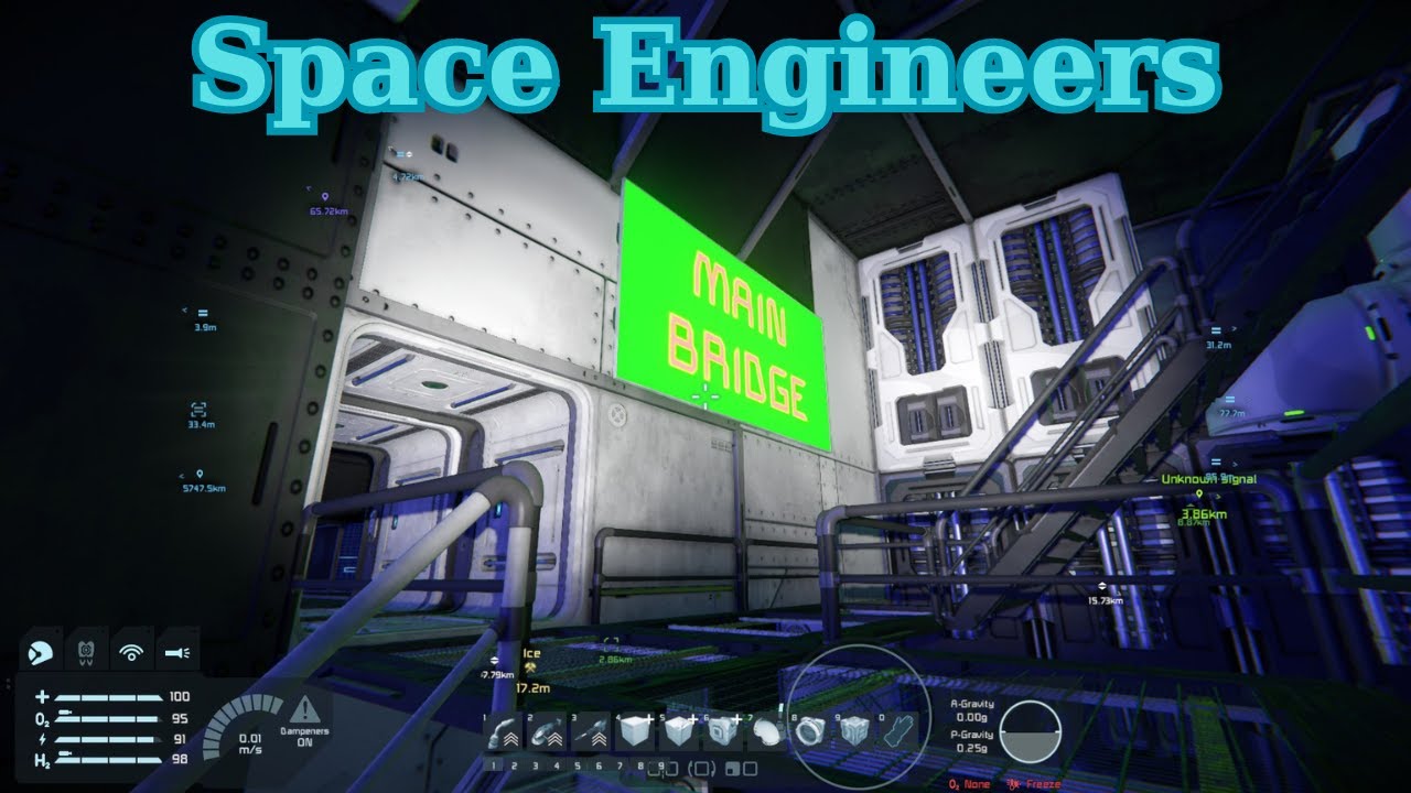Space Engineers (E-73) I love these LCD screens. - YouTube