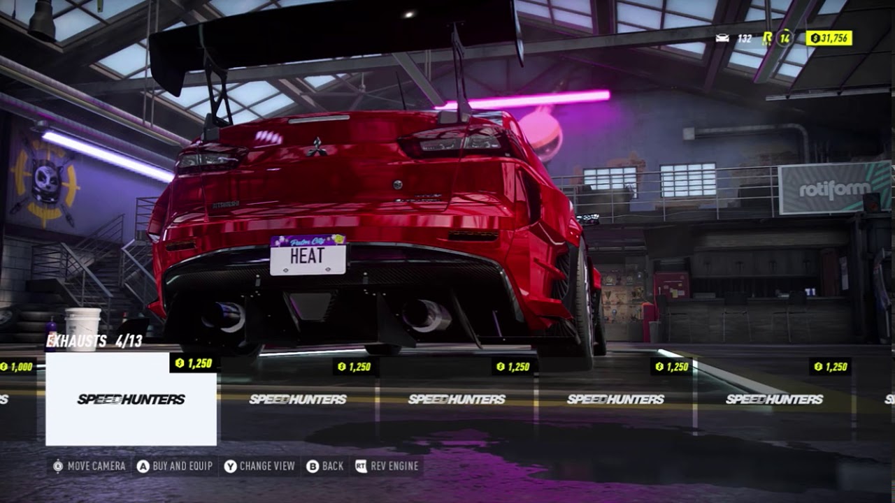 NFS Heat: Mitsubishi Lancer Evo customization - YouTube