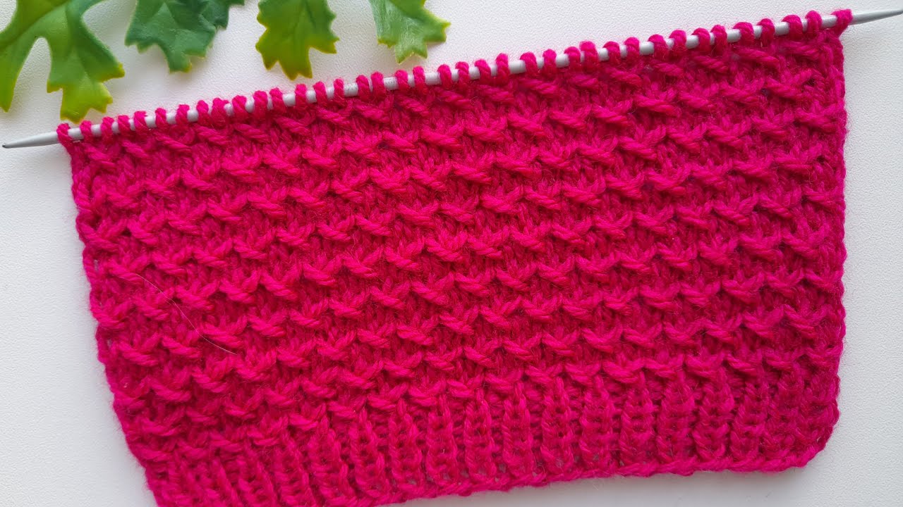 Easy And Beautiful Knitting Pattern - YouTube