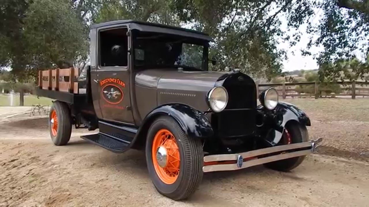 1928 Ford Model A Stake Bed Pick-up (Sorry Sold) - YouTube