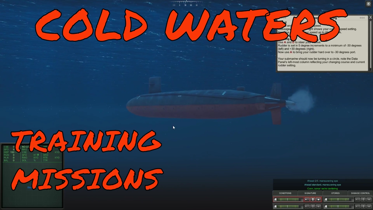 Cold waters training missions New Sub simulation game Cold waters First ...