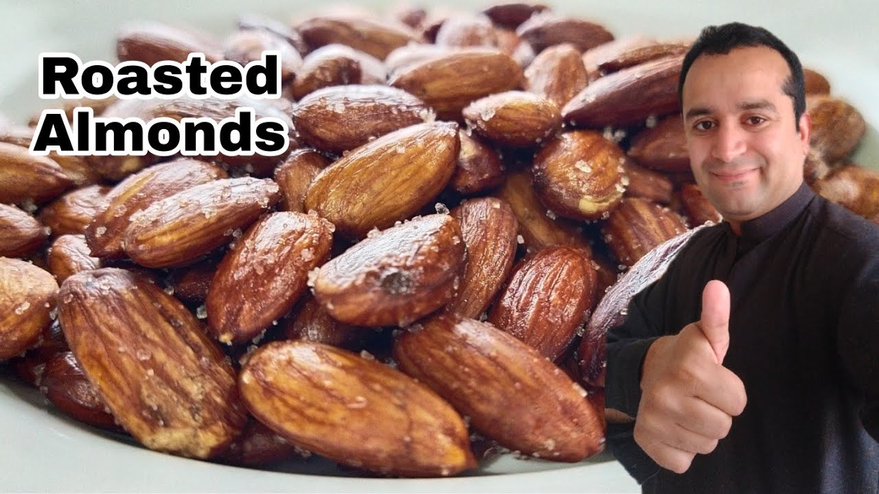 How To Make Roasted Almonds | Perfect Salted Almonds Recipe - YouTube