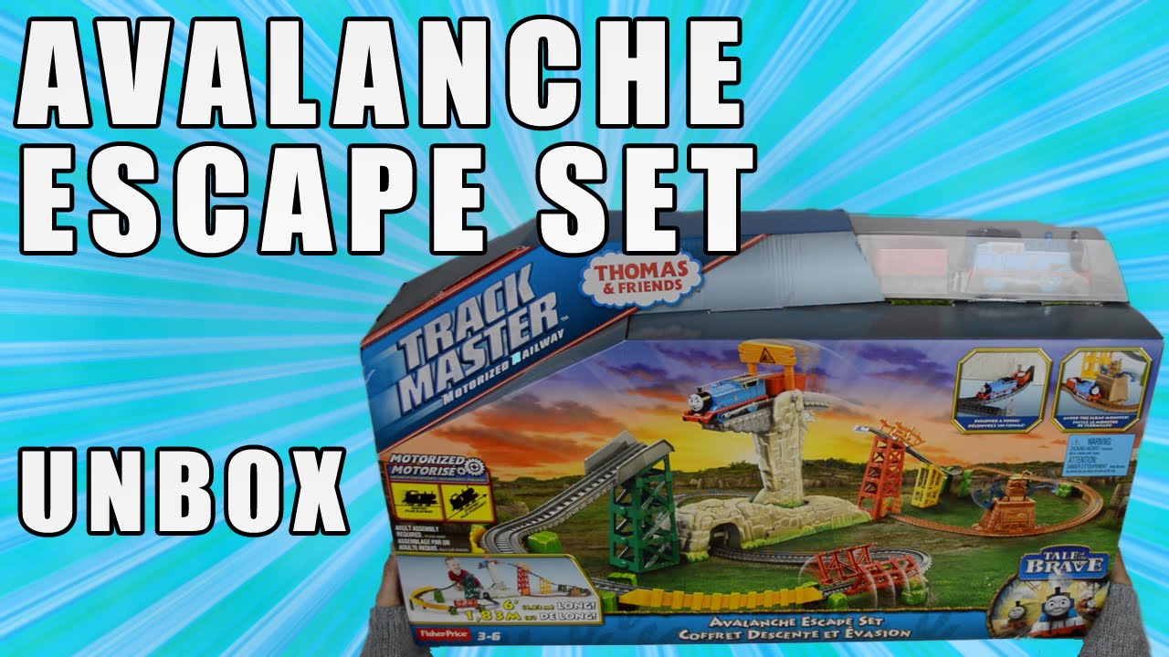 Unboxing Avalanche Escape Set: Thomas & Friends TrackMaster - YouTube