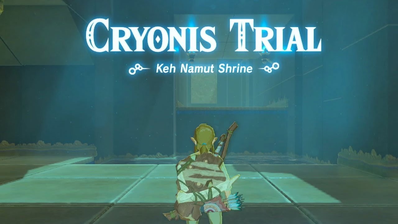 Cryonis Trial - Keh Namut Shrine - The Legend of Zelda: 2023 - YouTube