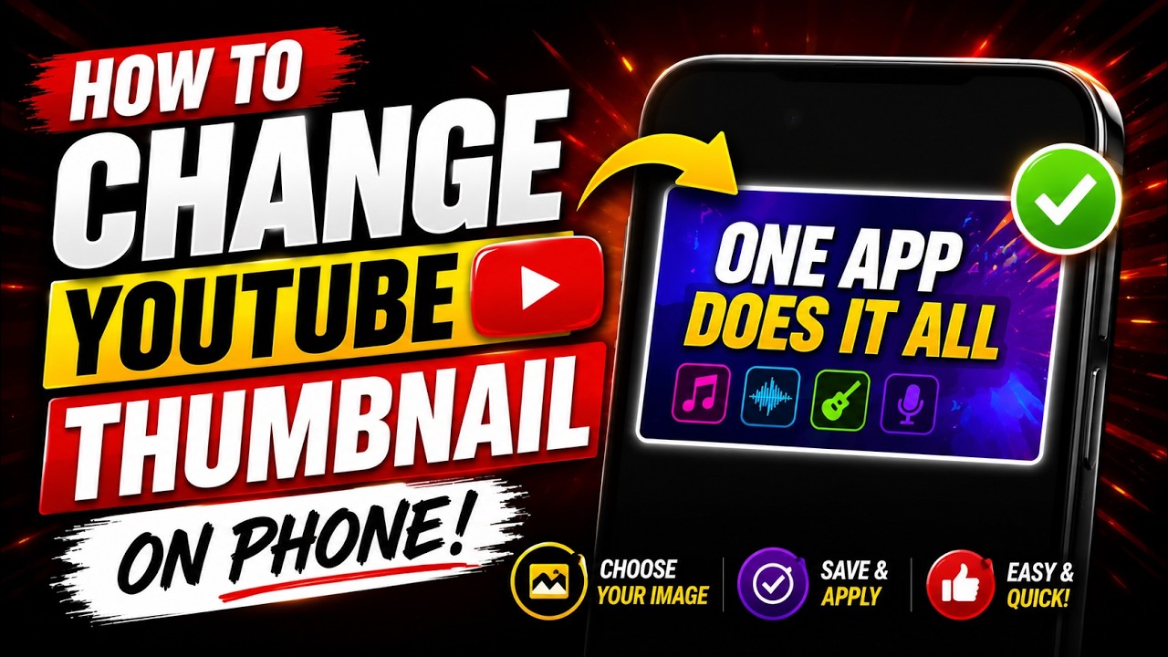 How to Change YouTube Thumbnail After Upload On iPhone & Android - YouTube