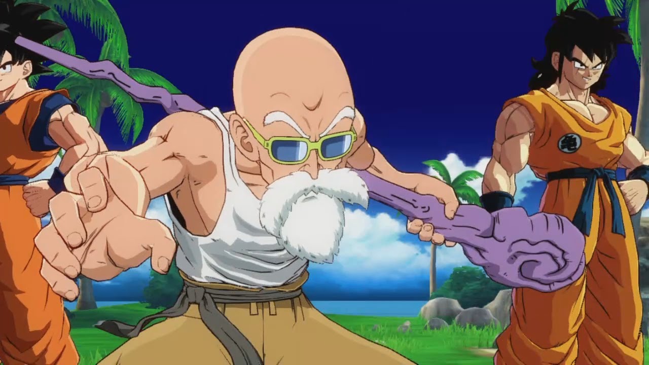 DBFZ Master Roshi BNB Combos - YouTube