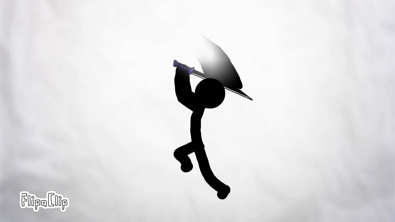 Flipaclip sword effect stickman - YouTube
