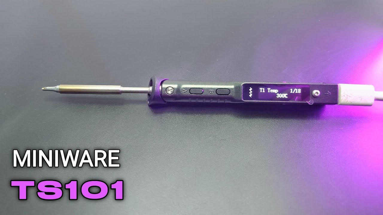 MINIWARE TS101 Smart Soldering Iron | Review & Test - YouTube
