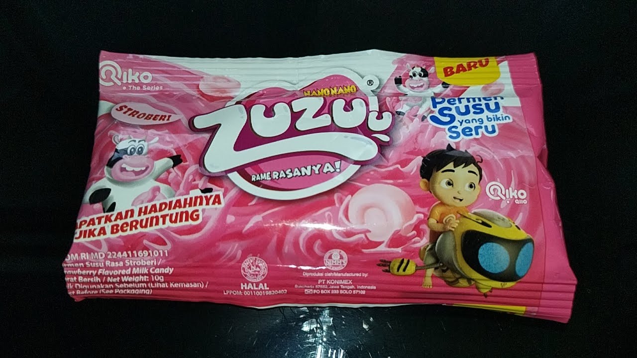 Review Produk #1854 : Nano Nano Zuzuu Rasa Strawberry - YouTube