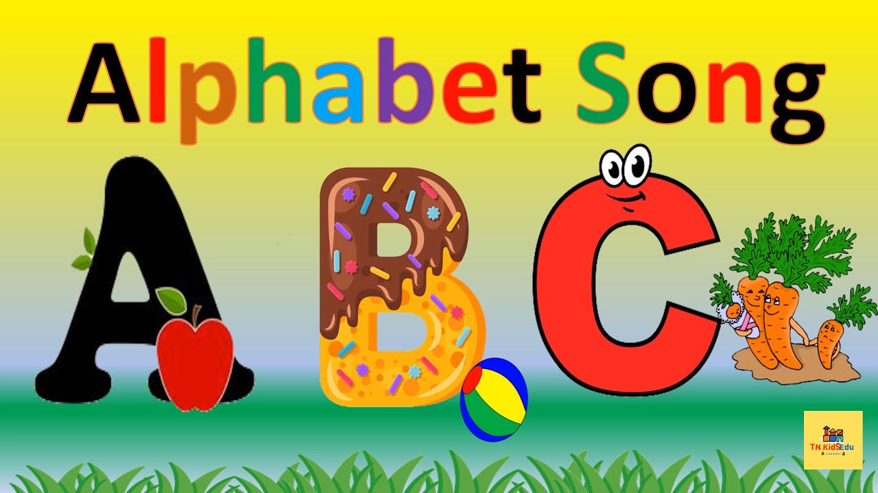 Beautiful Alphabet Song for Kids - ABC Song - with easy words for each ...
