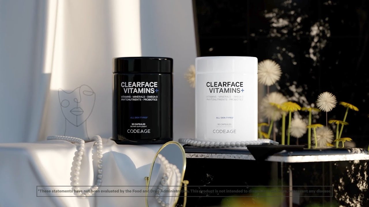 Clearface Vitamins Clear Face and Skin - Codeage - YouTube