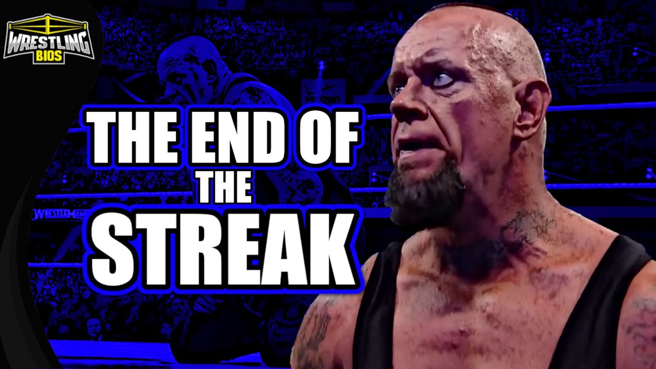 The End of The Undertaker's WrestleMania Streak - YouTube