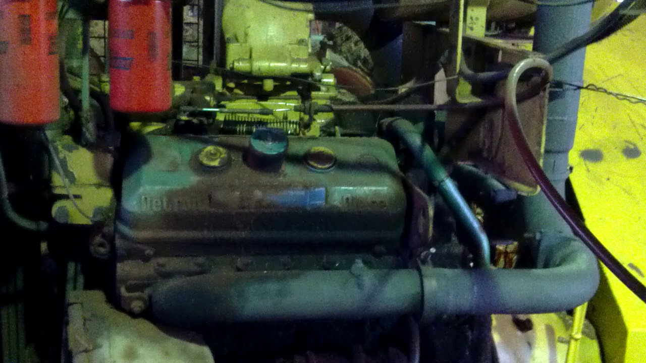 Detroit Diesel 6V92 Sawmill. - YouTube