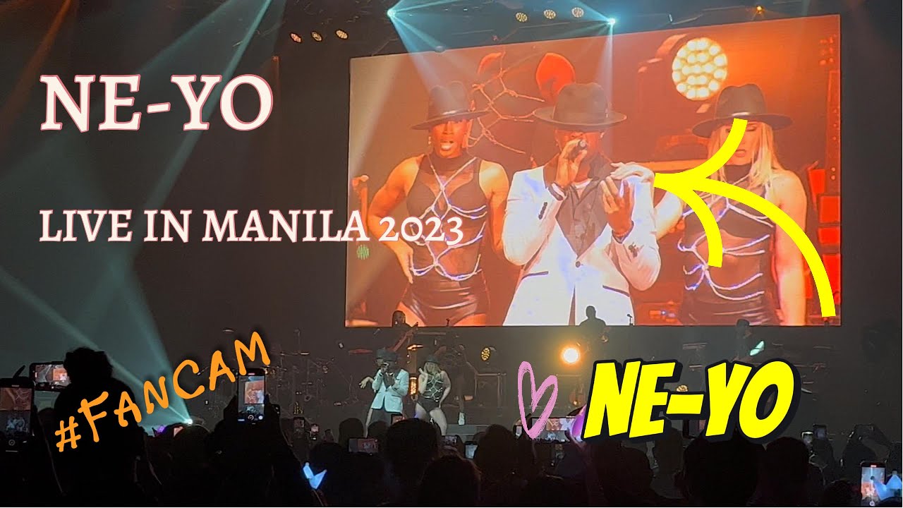 NE-YO LIVE in MANILA 2023 | Because of You (Fan Cam) - YouTube