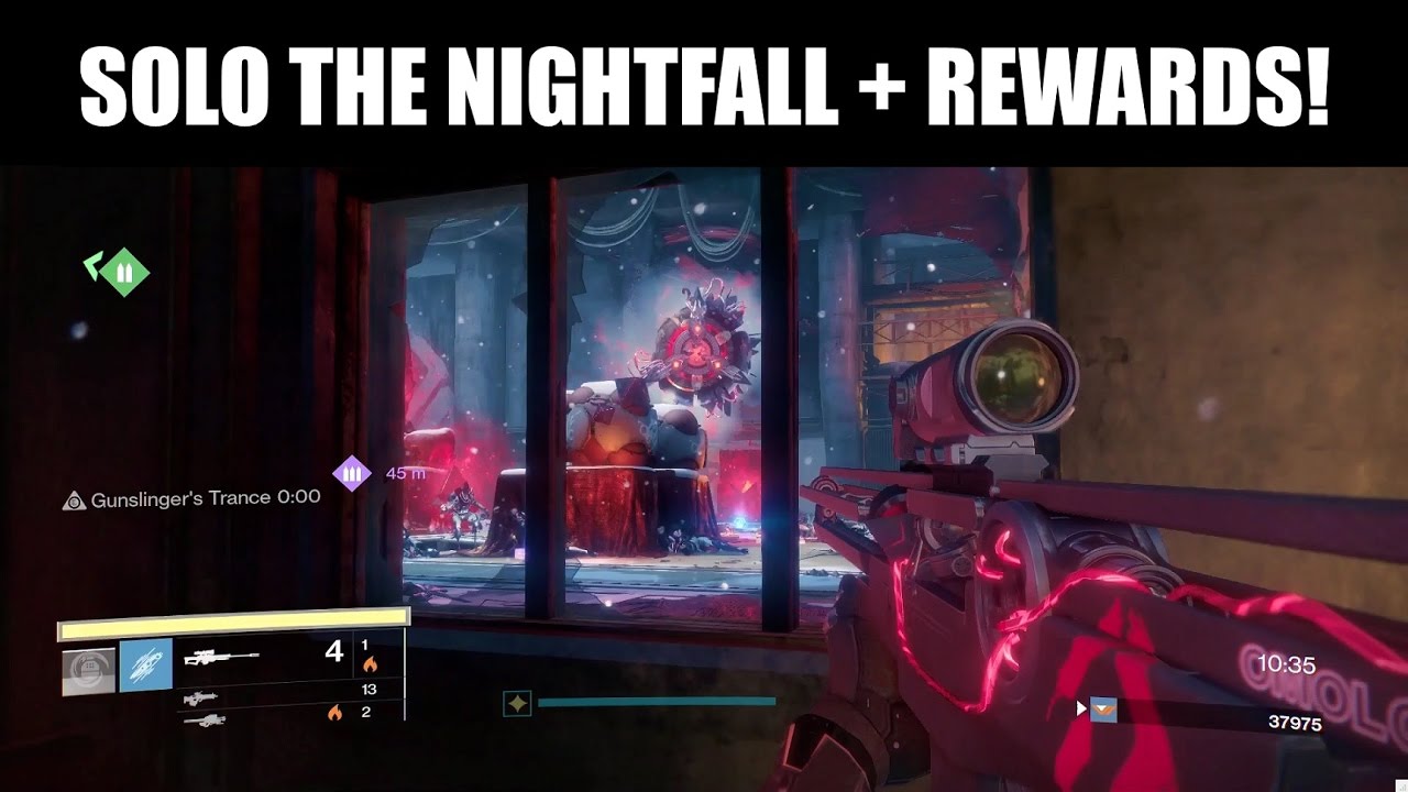 Destiny - Solo the Nightfall + Rewards! ('Sepiks Perfected, Small Arms ...