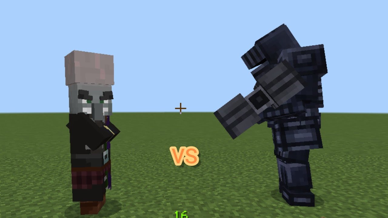 Minecraft Mob Battle Haunted Armor vs Magispeller - YouTube