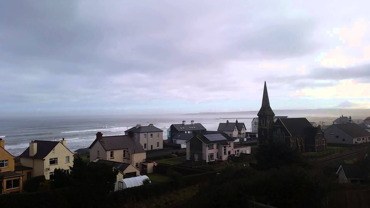 View of Castlerock Northern Ireland 10th March 2016 - YouTube