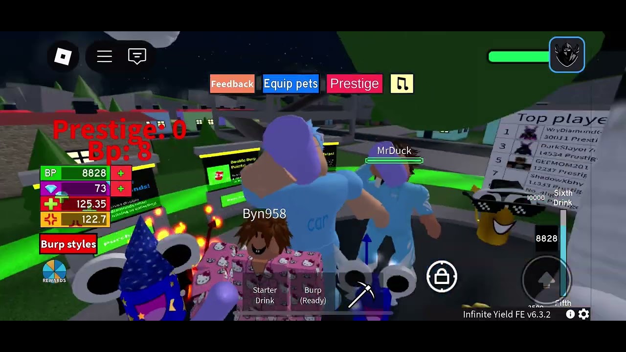 Roblox burping simulator on a alt using script (script in description and comments) - YouTube