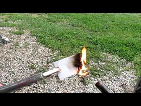Plastic Burn test UL94 5va - YouTube