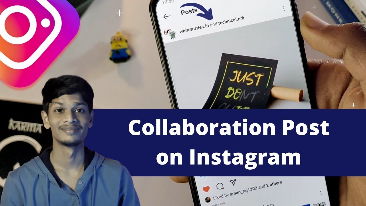 Instagram Par Collaboration Post Kaise Kare | Instagram 2 Account 1 ...