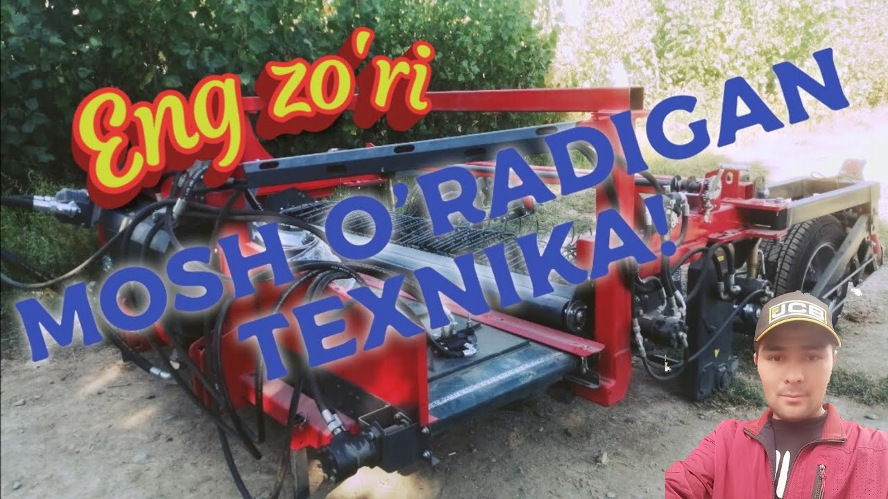Yangilik! O'zbekistonda yagona MOSH o'radigan (Мош урадиган) texnika ...