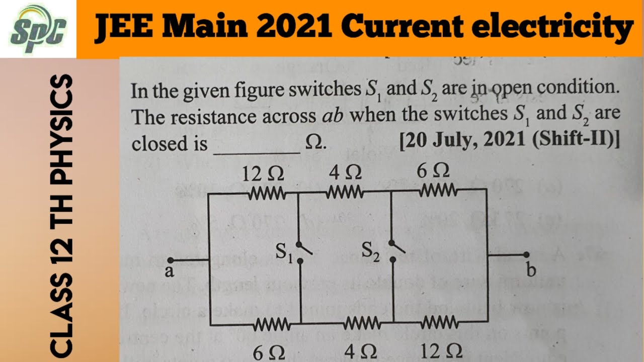 In the given figure switches S1 and S2 are in open condition. The ...