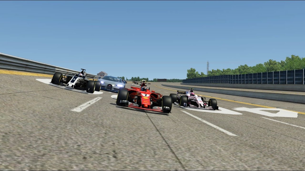 Bugatti Chiron '17 vs F1 Racing Cars '17 at Nardo Ring - YouTube