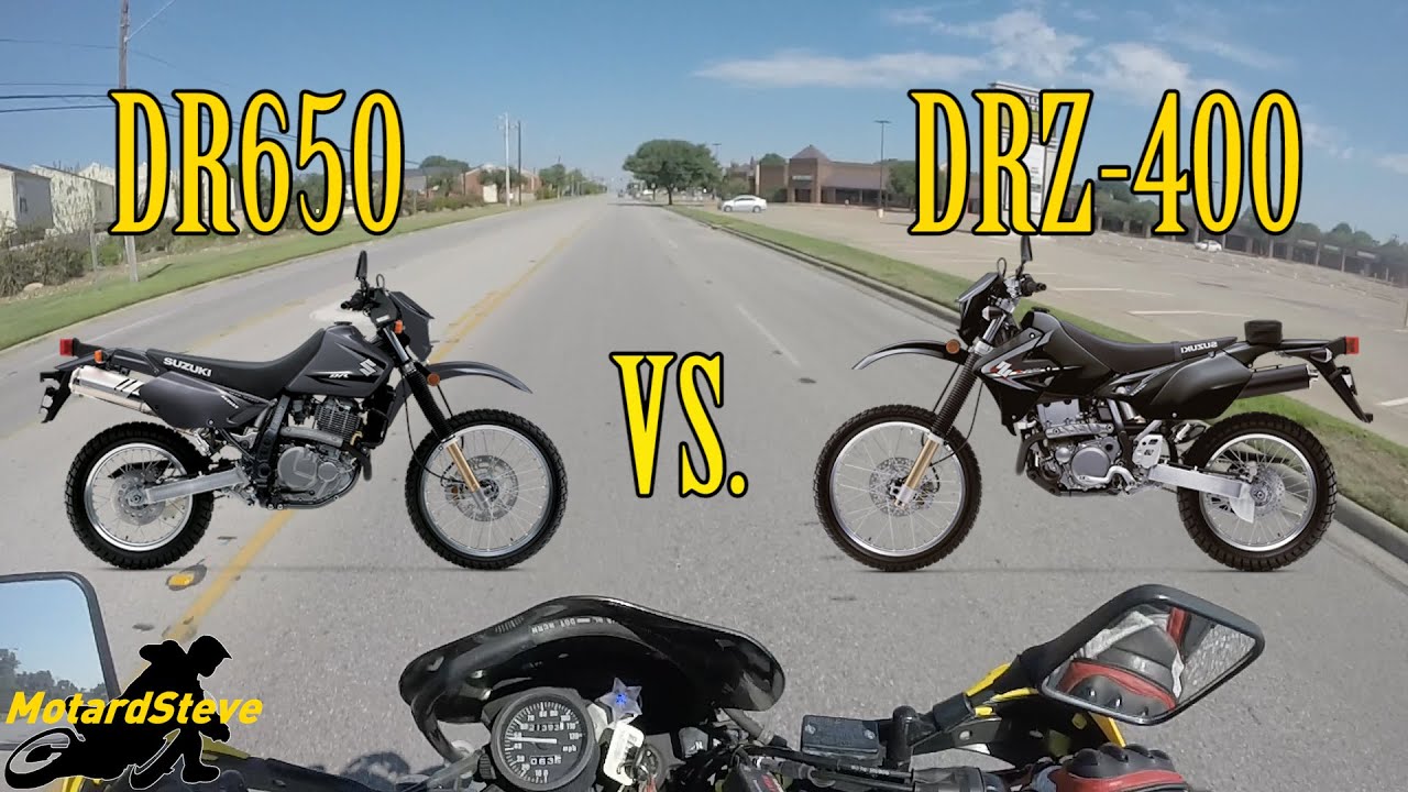 Motard Monday Ep 1 DR650 Vs DRZ-400 - YouTube