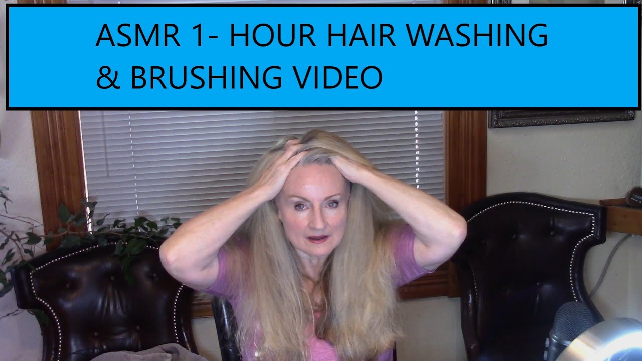 ASMR 1-HOUR HAIR WASHING VIDEO - YouTube