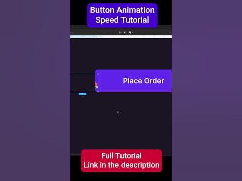 Button Micro-Interaction Speed Tutorial | Figma #figma #prototype #animation - YouTube