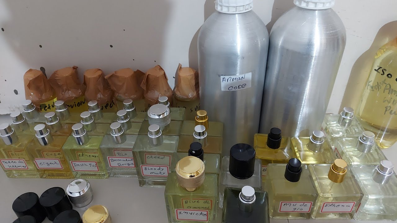 Perfume Making Raw Materials And Clone Perfume Spray Ep183 ...