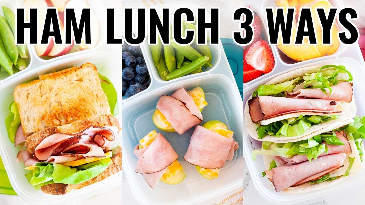 Easy School Lunch Ideas with Ham | No More Boring Lunches! - YouTube