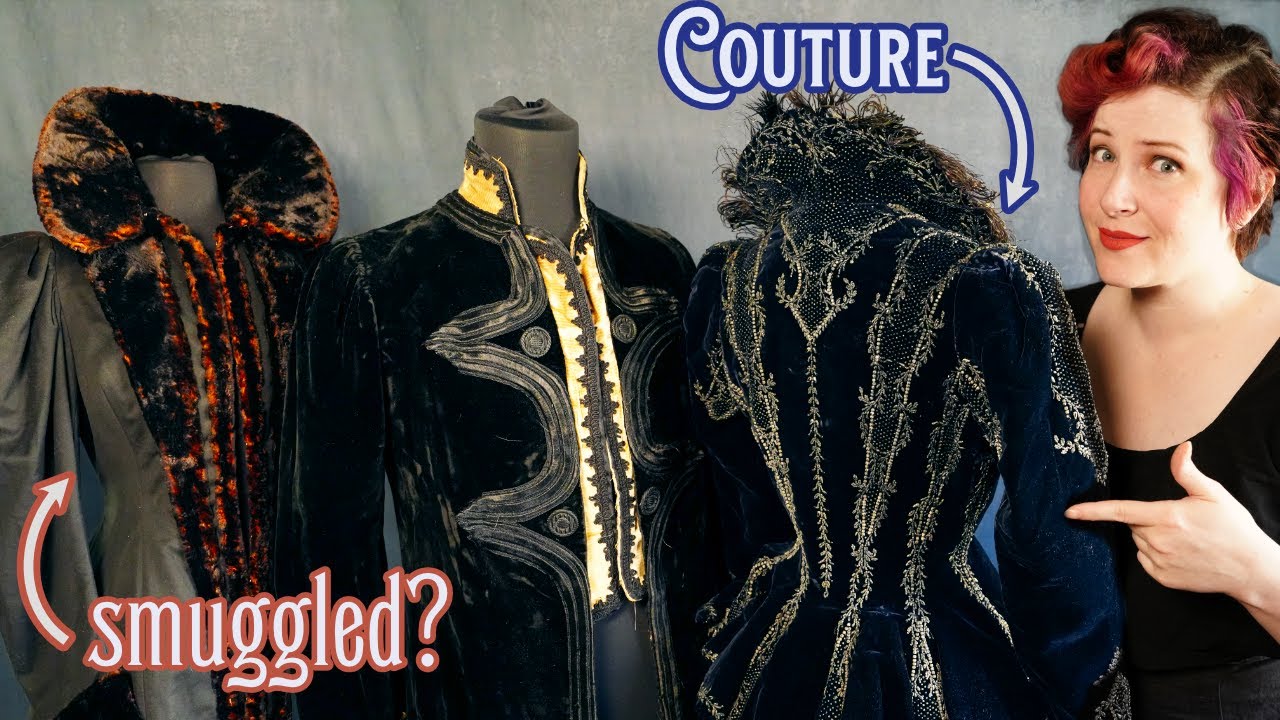 Unboxing my Victorian Clothing Haul : antiques with secrets - YouTube