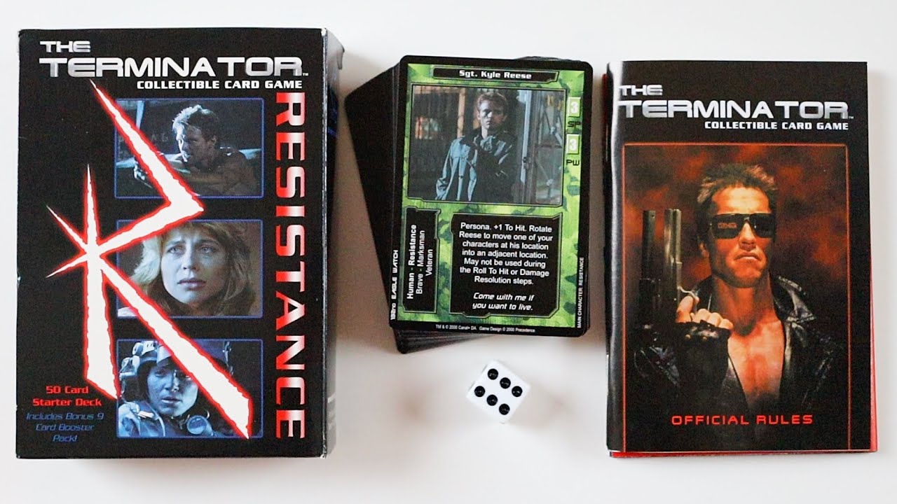 The Terminator CCG: Resistance Starter Deck Unboxing / Booster Pack ...