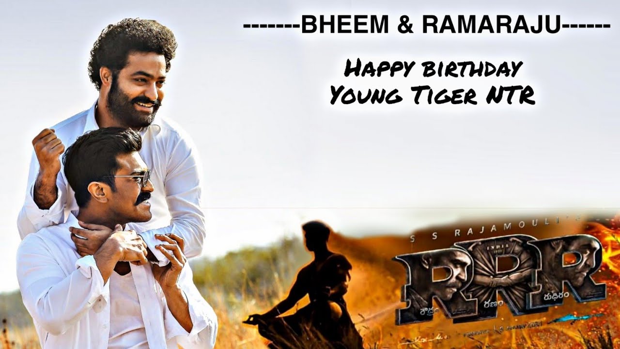 Jr.NTR First Look From RRR official Update |#Happybirthdayjrntr - YouTube