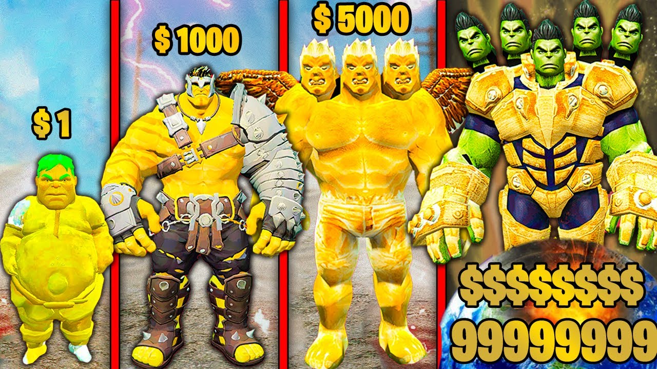 Franklin Purchasing $1 Gold HULK Suit to $1,000,000,000 in GTA5 - YouTube