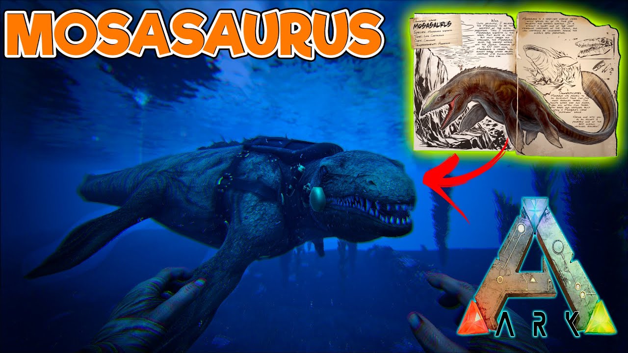 🔴ARK Para Iniciantes #57 - COMO Domesticar MOSASAURUS - ARK SURVIVAL ...