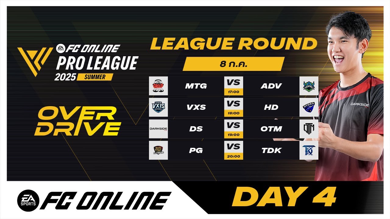 🔴LIVE Pro League Summer 2025 League Round Day 4 | FC Online Thailand ...