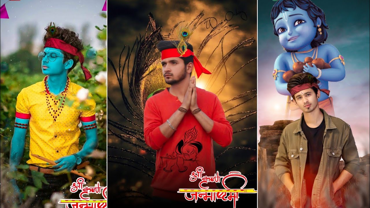 Janmashtami Photo Editing PicsArt | krishna janmashtami special photo ...