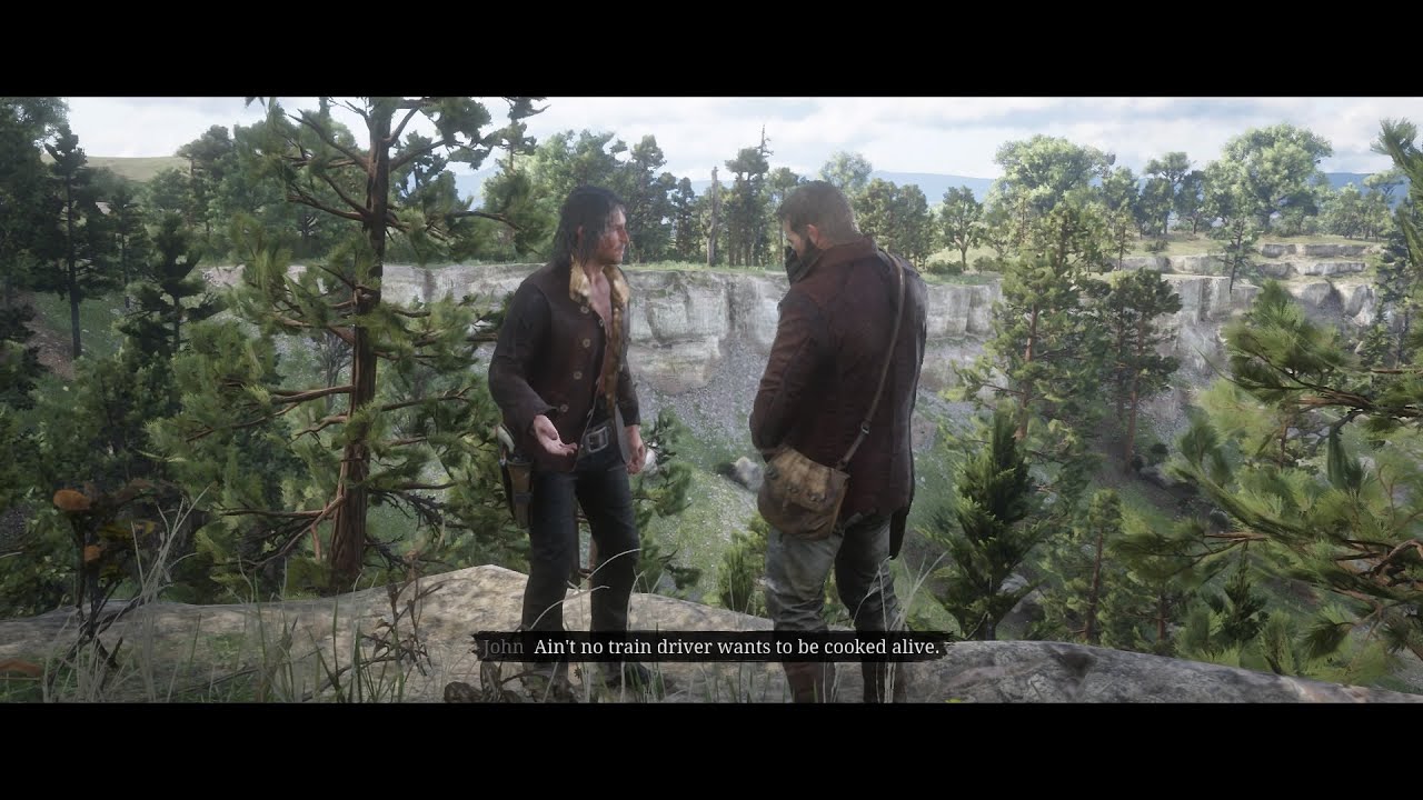 Red Dead Redemption 2 TRAIN ROBBERY SET-UP - YouTube